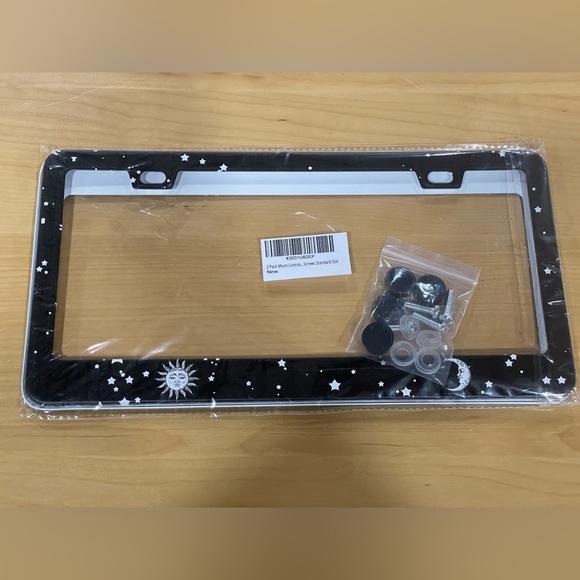 Other | Moon Sun License Plates With Accessories New Sealed | Poshmark